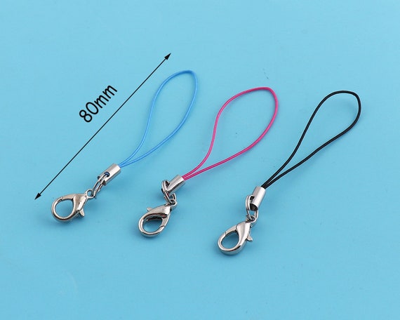 Mobile Straps 60pcs Black Cell Phone Straps Cords Lanyard | Etsy