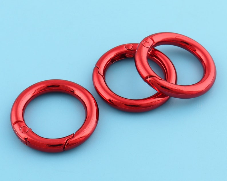 Spring Gate Ring O Ringround Gate Ring With Red Colorout | Etsy