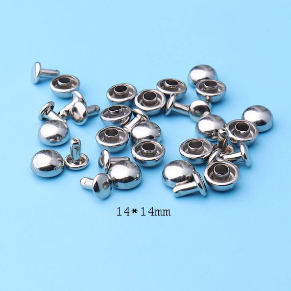 200sets Dome Rapid Rivet Studs Silver Rivet for Bags Belts | Etsy
