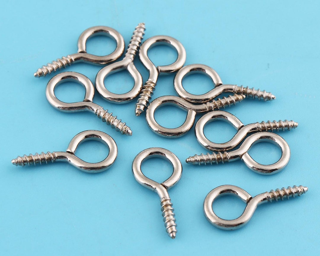 Screw Eye Bails,loop Screws Screw Eye Pins With Silver 17*9 Mm,for ...