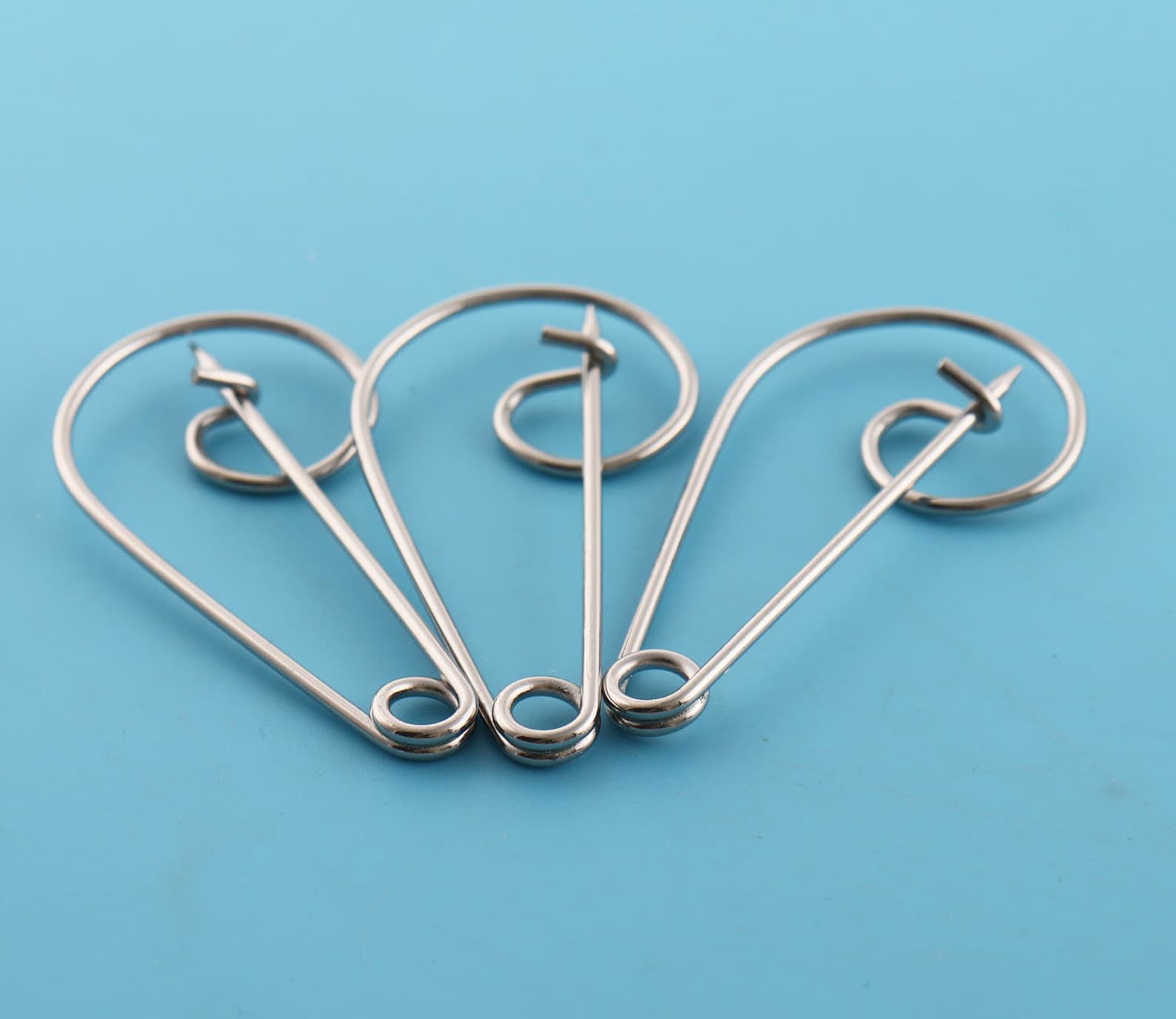 Silver Safety Pins 56mm Long Metal Safety Pins Stitch Markers - Etsy
