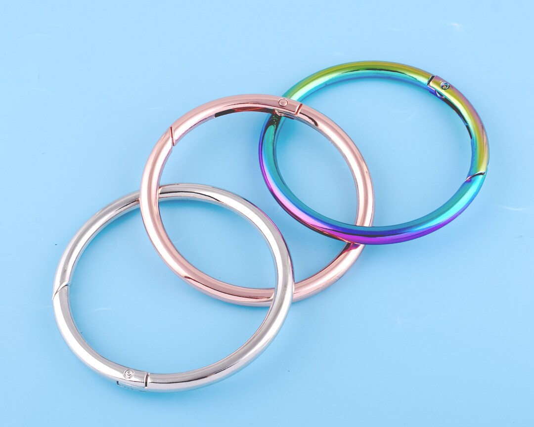 61mm Rainbow Spring Round Ring Gate Spring Snap Hook Gate O Ring,metal ...