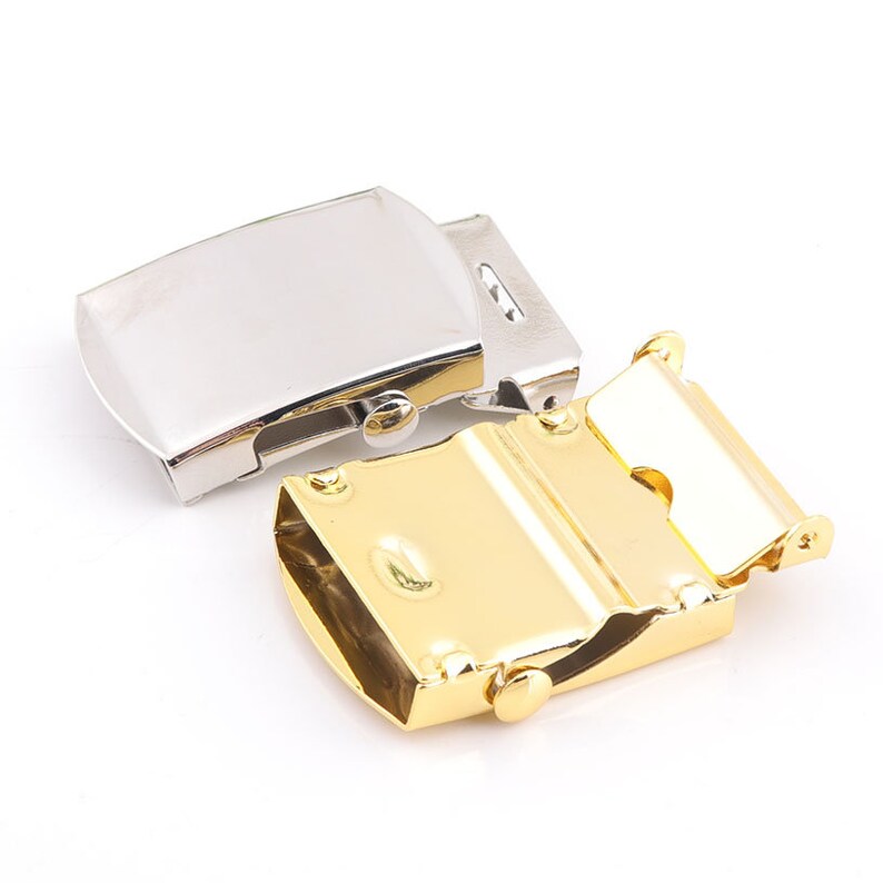 2pcs Gold / Silver Belt Buckle Buckle Adjuster Buckle Diy Belt - Etsy