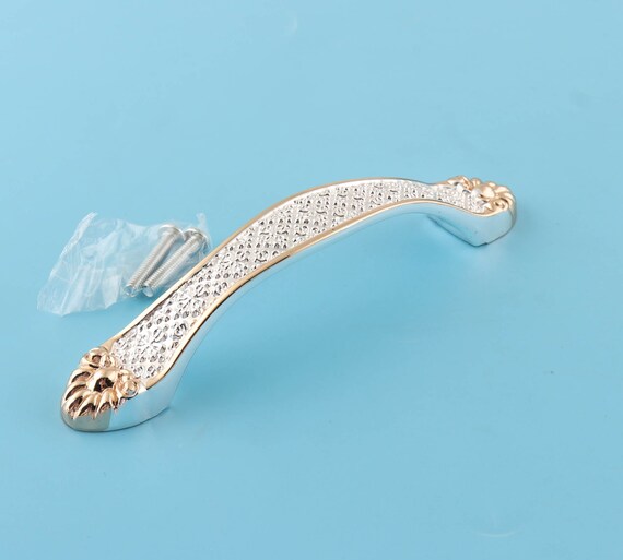 Handles and Pulls Flower Pattern Handles for Door Decorative | Etsy