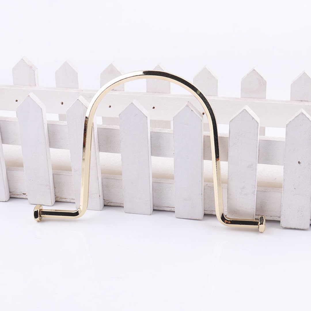 Golden Purse Handle Bag Handle Rectangle Handbag Handle Screw Bag ...