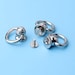 Pull Ring 2sets Metal Pull Ring Round Rivet Stud Chain Loop Chain ...