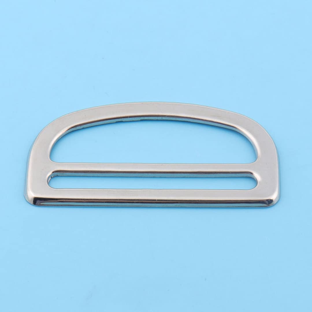 1''7/8inch Metal Purse Slider and Loops Slide Buckle Rectangular Rings ...