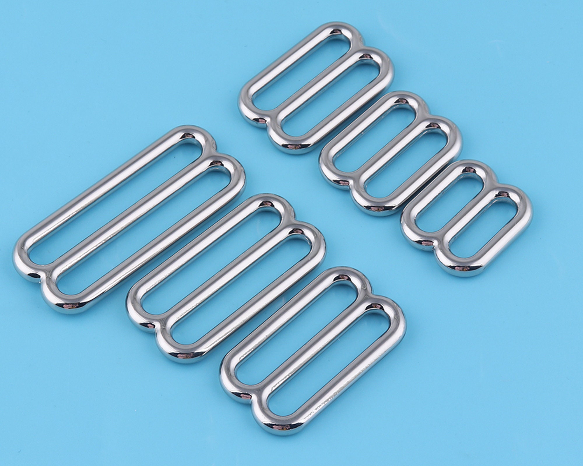 20-50mm Silver Adjustable Belt Buckle Slide Bar Bucklesmetal - Etsy ...