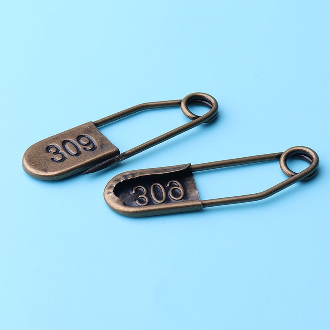 12pcs Safety Pin Bronze Blanket Pins Heavy Duty Copper - Etsy