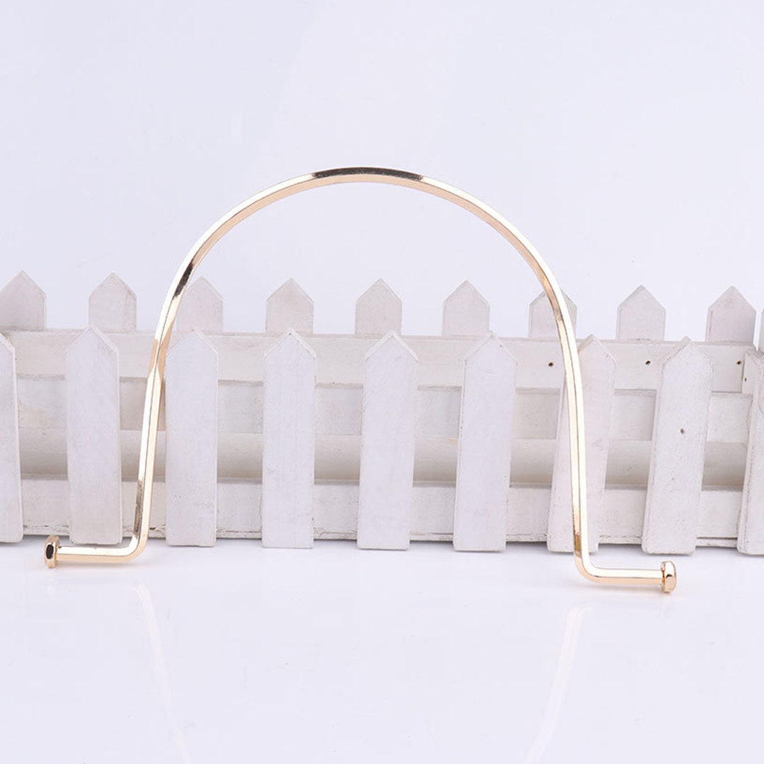 Gold Bag Handle Carry Ring Hexagonal Rectangle Handbag Handle Screw ...