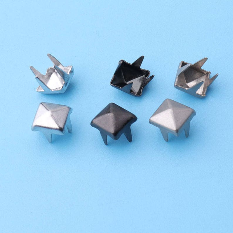 200pcs Nails PYRAMID 4 Prong Studs Glam Punk Biker Nailhead - Etsy