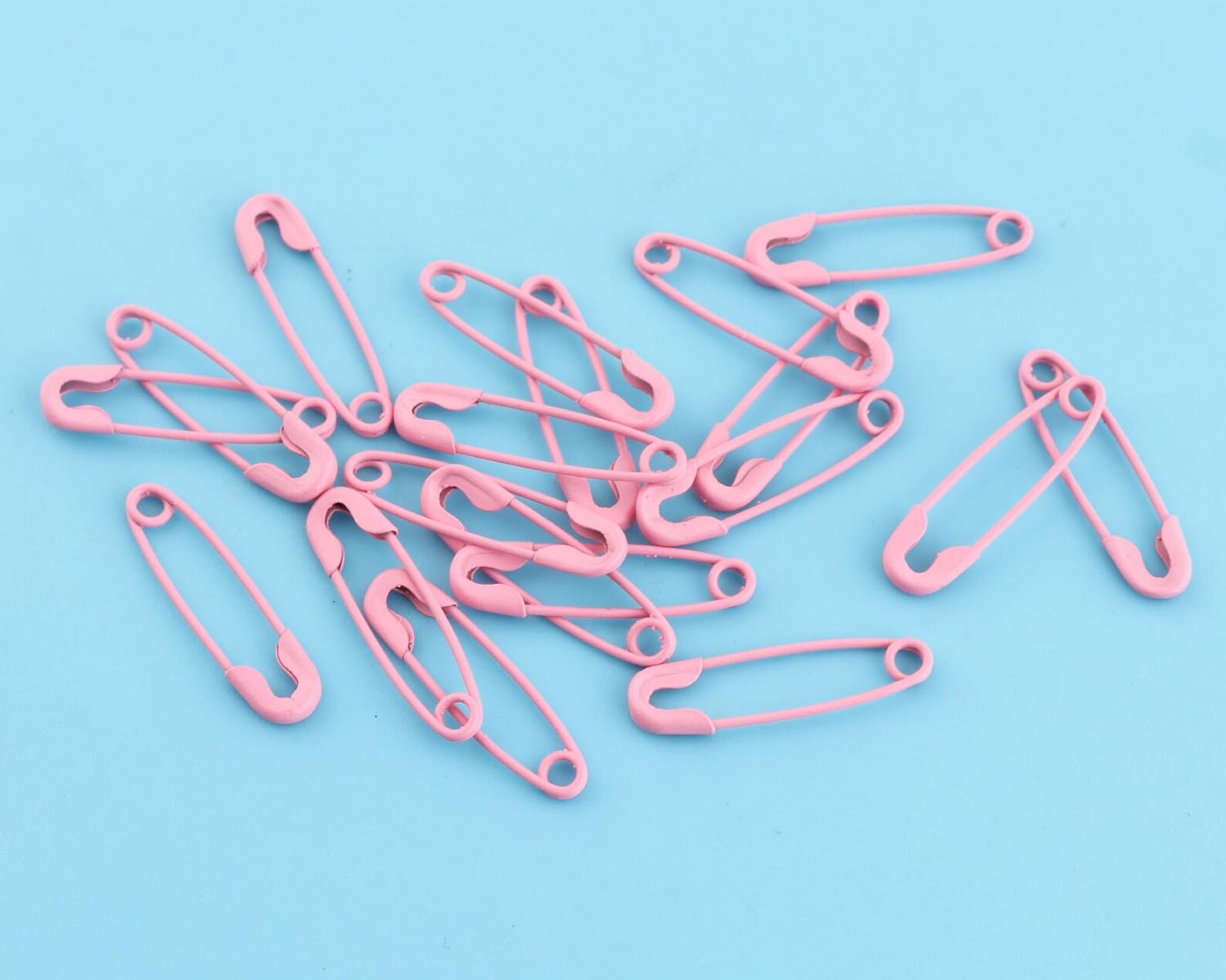 Pink Color Safety Pin,metal Safety Pin,colorful Pins,120 Sets 19 Mm ...