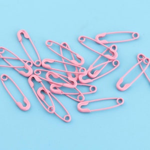 Pink Color Safety Pin,metal Safety Pin,colorful Pins,120 Sets 19 Mm ...