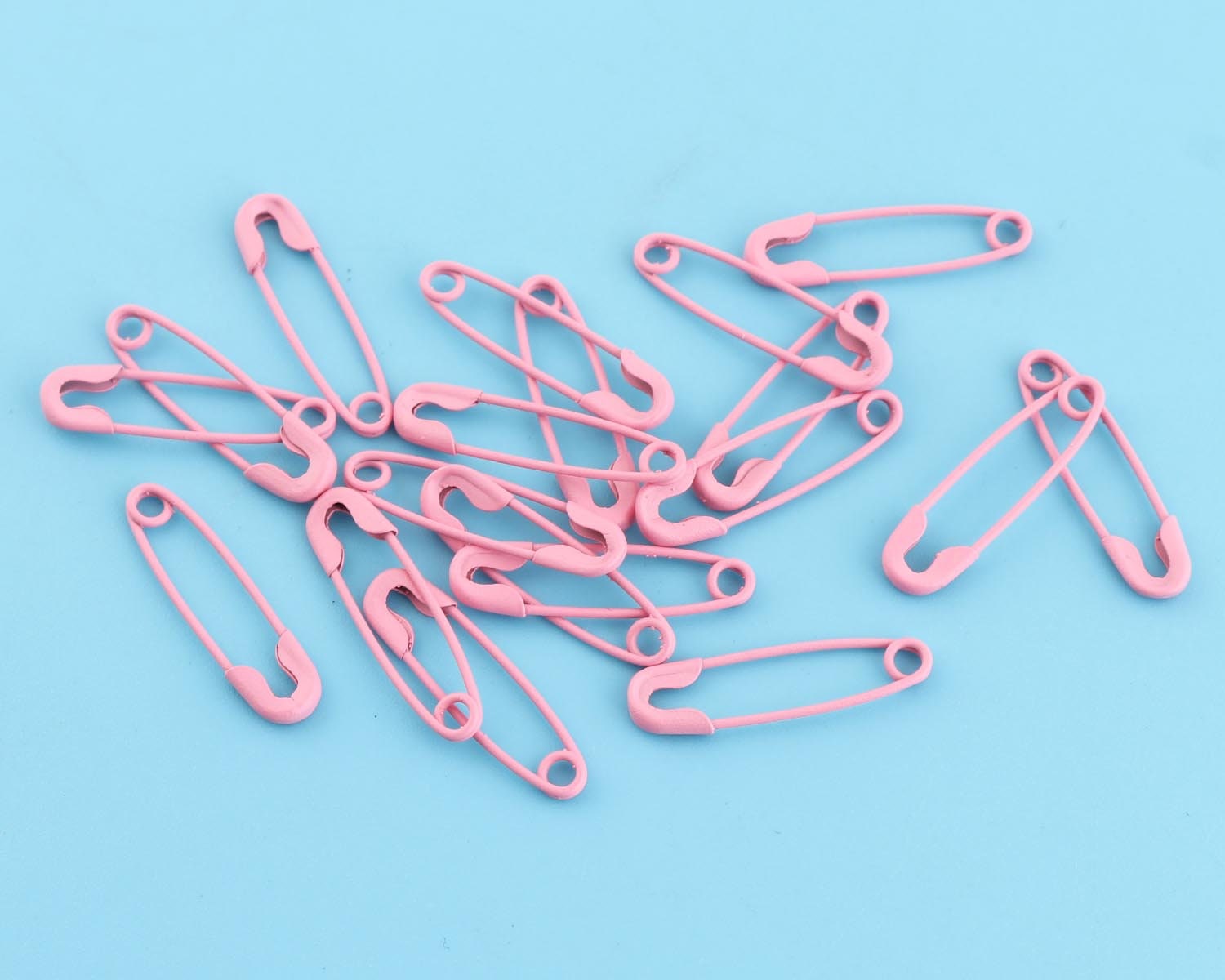 Pink Color Safety Pin,metal Safety Pin,colorful Pins,120 Sets 19 Mm ...