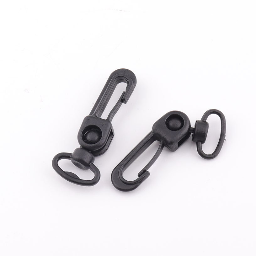 8pcs Small Plastic Toggle Tri Glide Straps Hook Quick Clip Fastener ...
