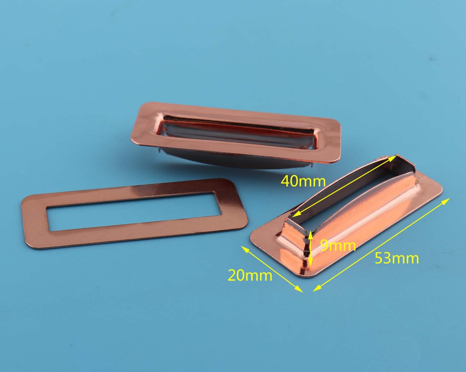 6 Sets Rectangular Grommets Eyelets With Rose Gold for Clothe Making ...