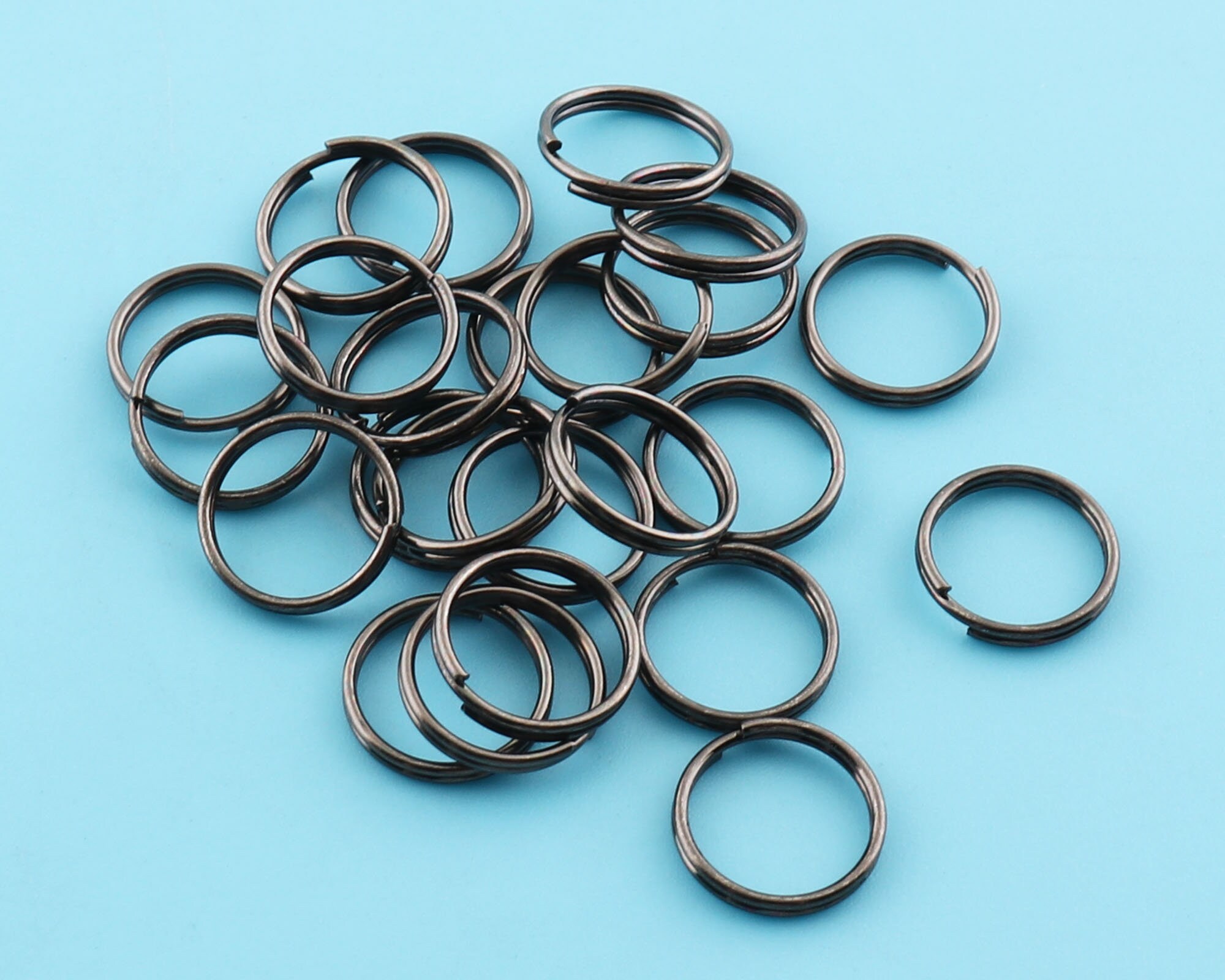 Key Ring Key Split Rings,metal O Rings Key Chain Connector With Gun ...