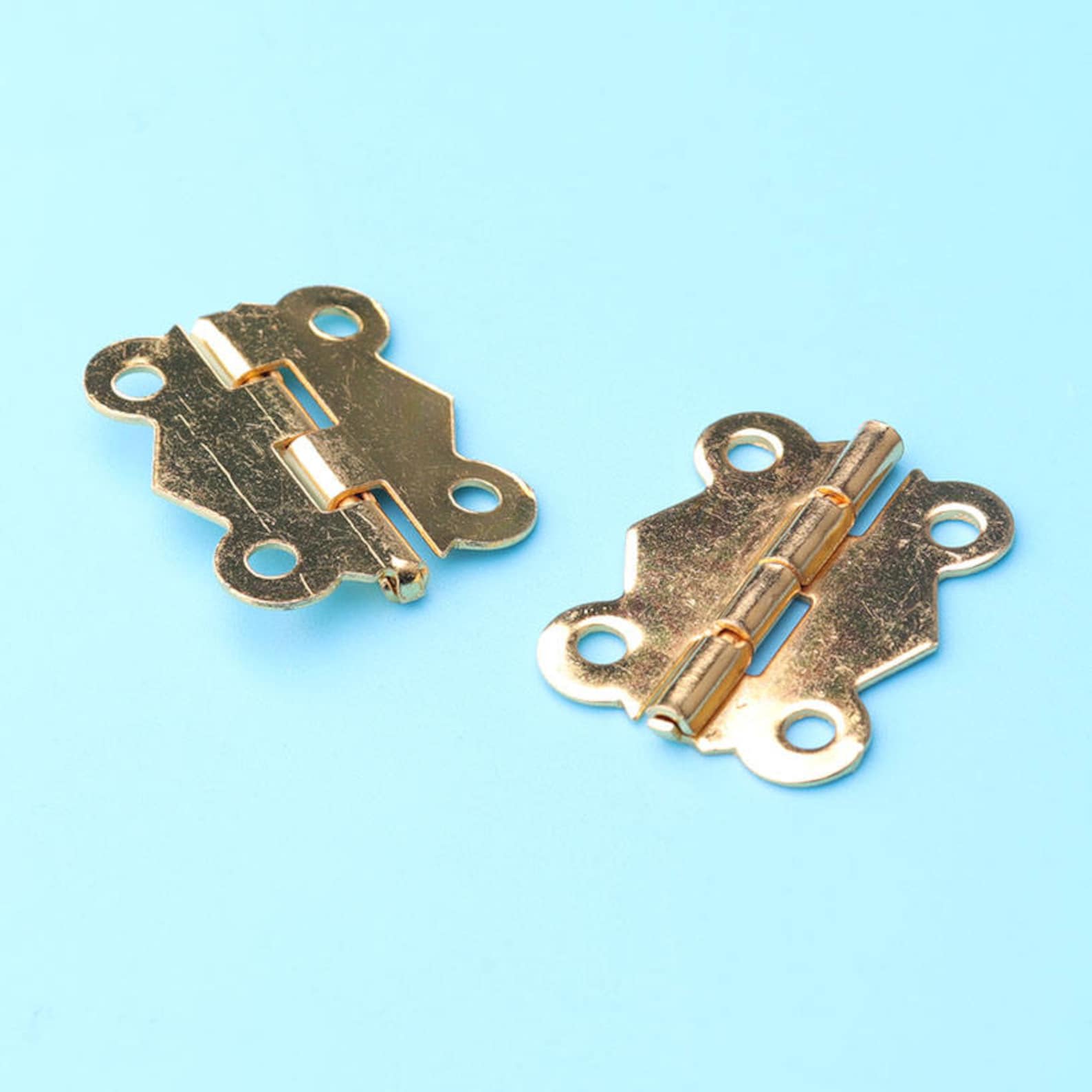 12pcs Metal Hinges Vintage Gold Hinges Jewelry Box Hinges - Etsy