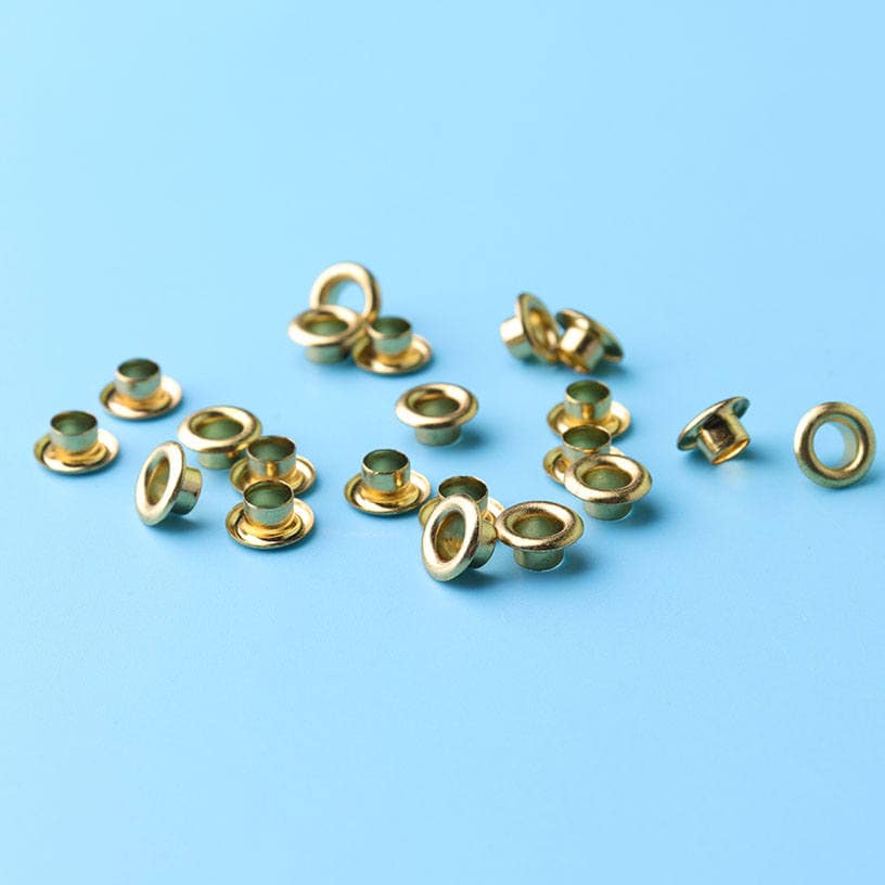 100pcs Tiny GOLD Grommets Eyelets 4MM Hole Self Backing for - Etsy