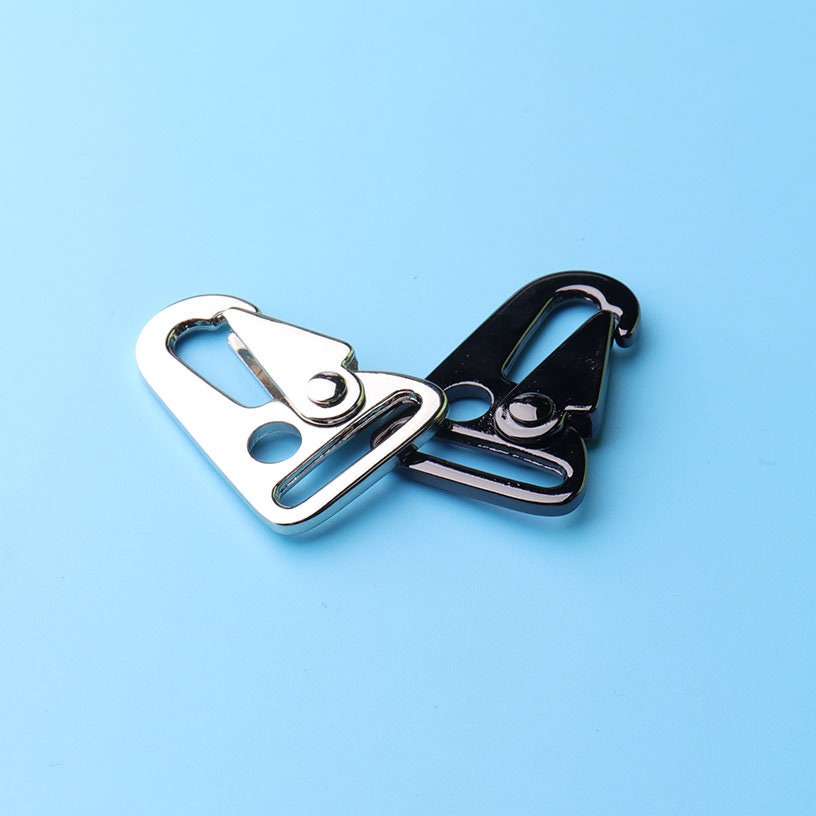 2pcs Spring Clip Clasps Triangle Snap Hook Fob Strap Carabiner - Etsy