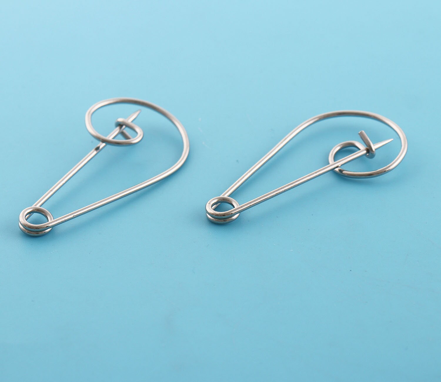 Silver Safety Pins 56mm Long Metal Safety Pins Stitch Markers - Etsy