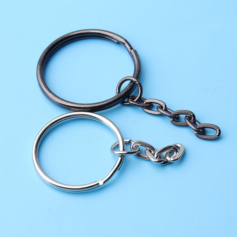 10pcs Spring Keychain Rings With Swivel Key Ring Connectors - Etsy