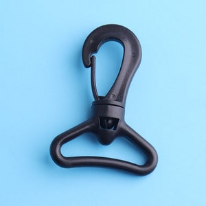 12 Pcs 1 1/2inch'' Snap Hooks Plastic Snap Clasp Swivel Plastic Snap ...