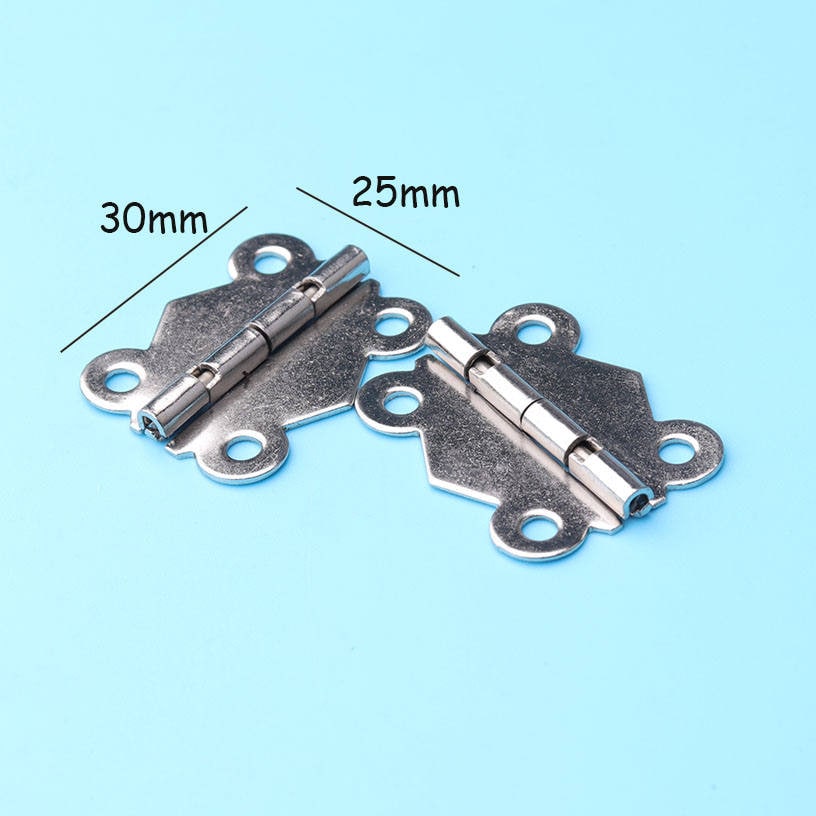 10pcs Small Box Hinge-nickel Plated-decorative Hinge Metal - Etsy