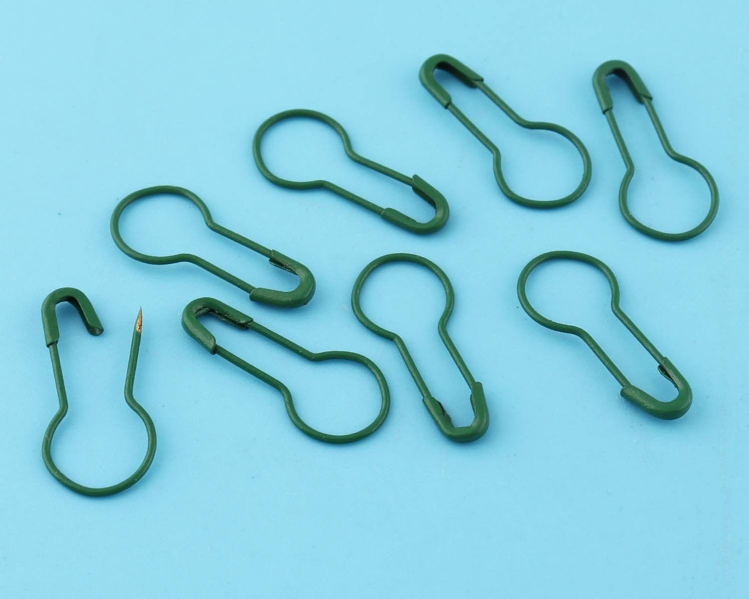 Pin de seguridad de color verde, pin de seguridad de metal, pines ...