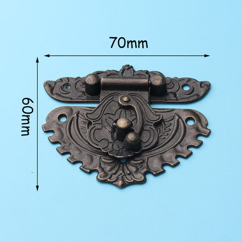 1pcs Antique Bronze Box Latch Rustic Latch Hasp Trunk Latch - Etsy