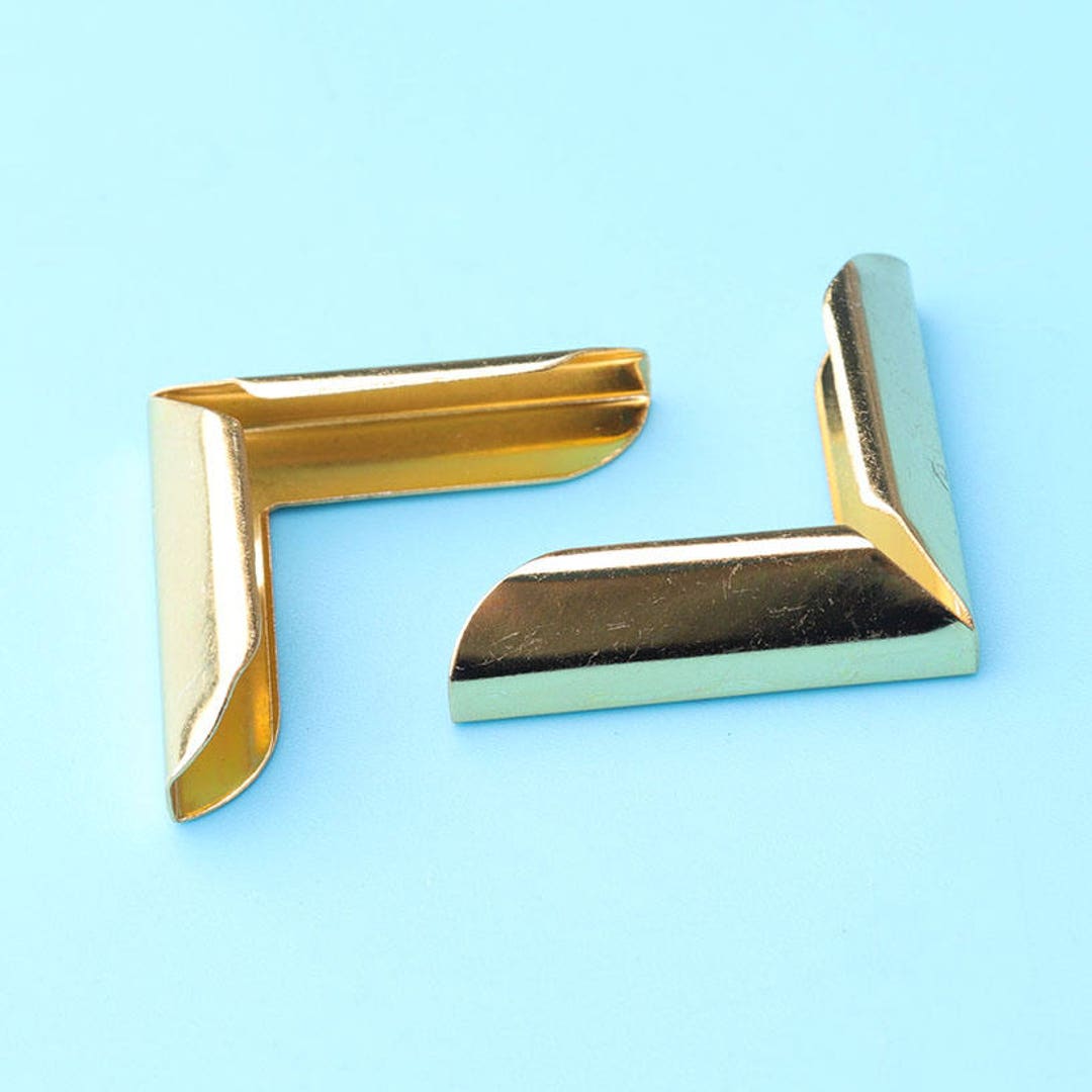 20pcs Book Corner Gold Corner Book Cover Making Book Scrapbooking ...