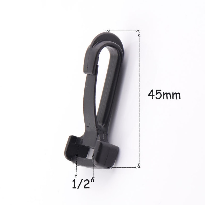 8pcs Plastic Toggle Tri Glide Straps Hook Quick Clip for Bag - Etsy