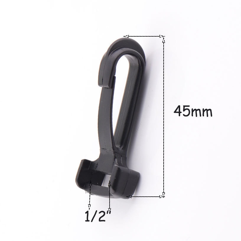 8pcs Plastic Toggle Tri Glide Straps Hook Quick Clip for Bag Making ...