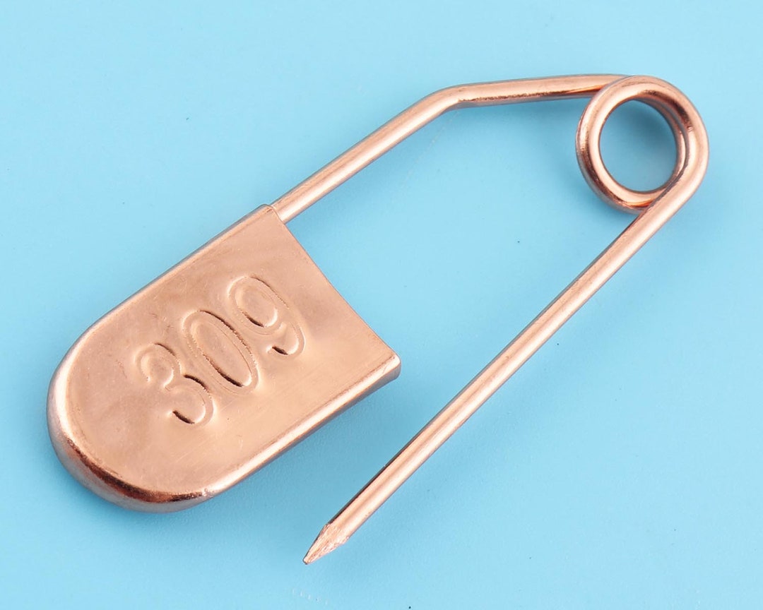 Rose Gold Color Safety Pin,metal Safety Pin,colorful Pins,10 Sets 55 Mm ...