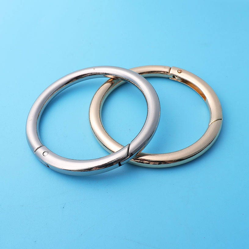 2pcs 2inch Large Spring Gate Ring Clasp Push Gate O Ring Round - Etsy