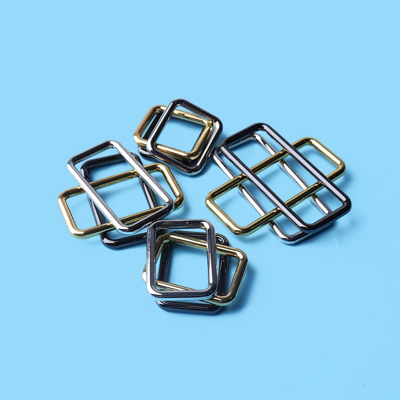 4pcs Buckle Loops Sttrap Loop Triglide Strap Keeper for Strap Belt ...