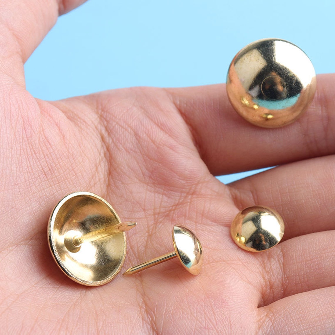 Golden Plated Box Tacks Decoration Screw Fastener Screw Nails - Etsy