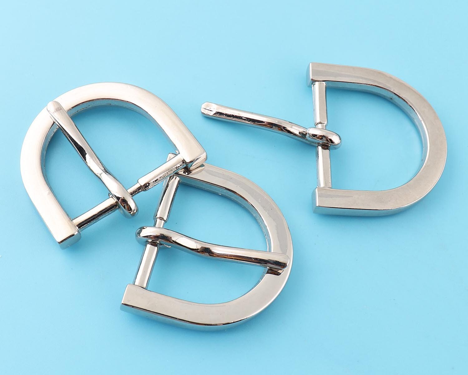 5 Sets Belt Buckle, D Buckleadjustable Buckle,inner 25 Mm Silver Color ...