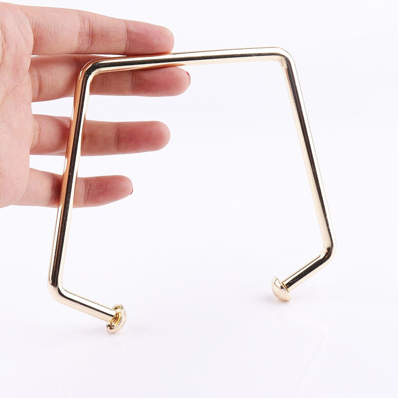 Bag Handle Carry Ring Hexagonal Rectangle Handbag Handle Golden Purse ...