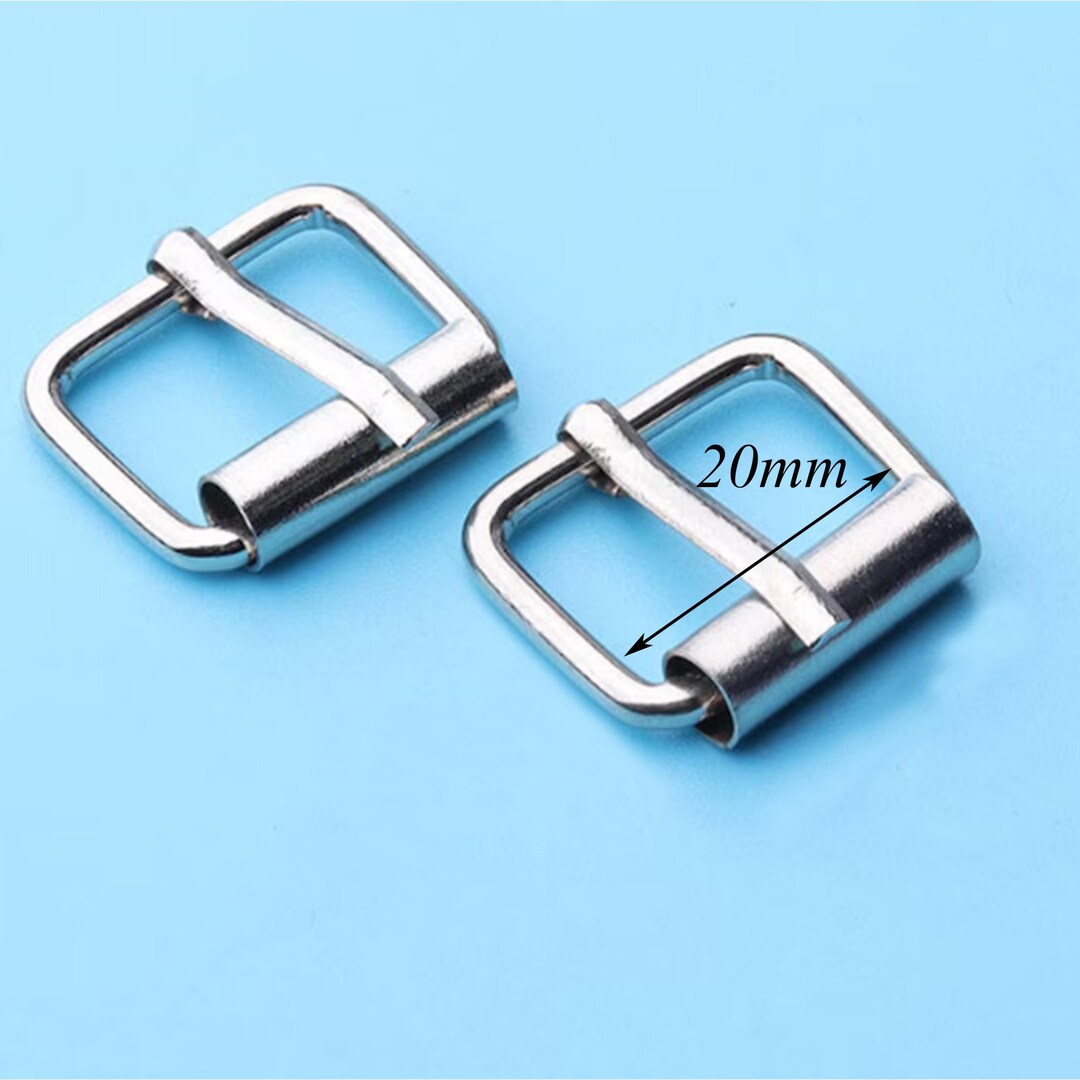 6pcs Slide Belt Buckle Center Bar Buckle Buckle Small Buckle Plated ...
