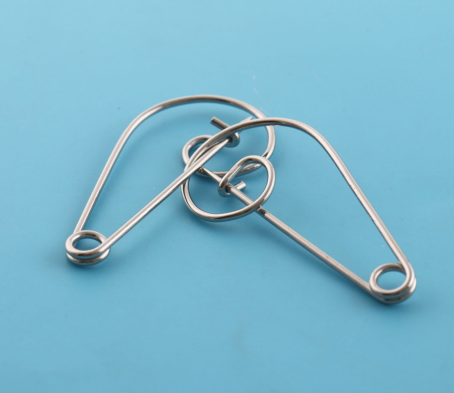 Silver Safety Pins 56mm Long Metal Safety Pins Stitch Markers - Etsy