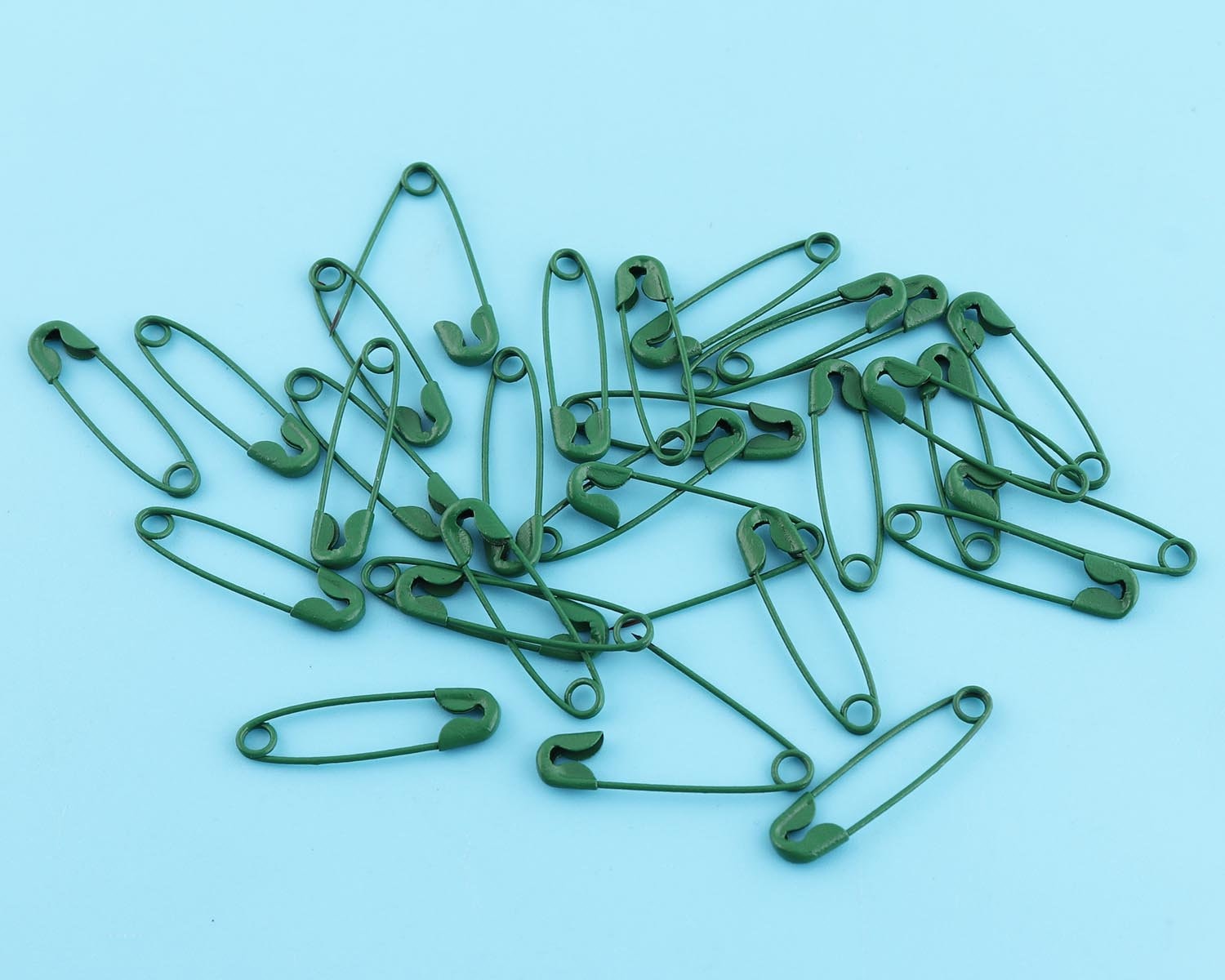 Dark Green Color Safety Pin,metal Safety Pin,colorful Pins, 120 Sets 22 ...