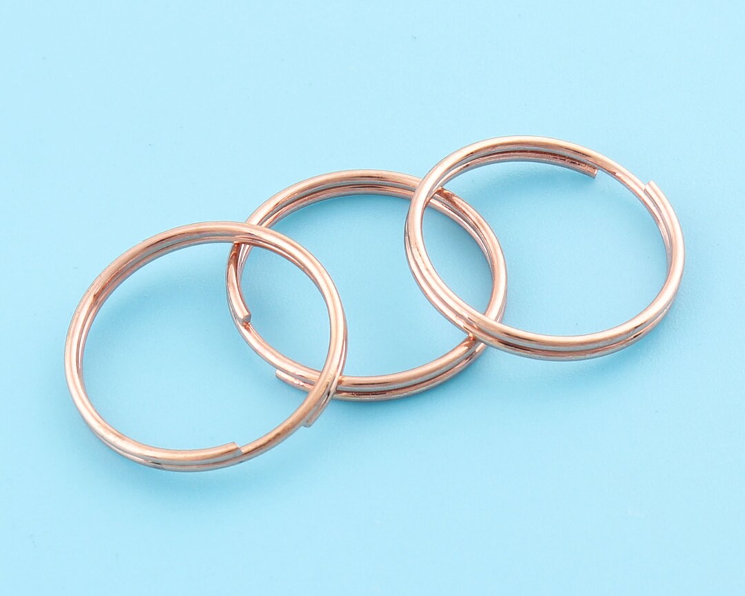 Key Split Rings Key Ring,double Split Jump Rings,key Chain Connector ...