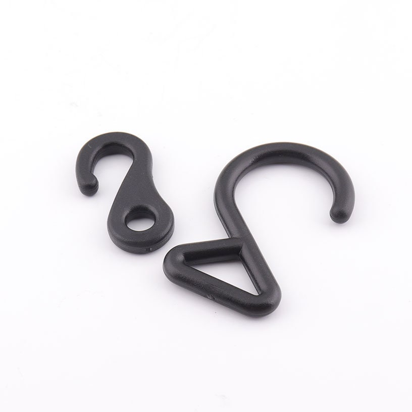 8pcs Buckle Plastic Hook 'S' Shape Hook Clasp Plastic Snap Hooks for ...