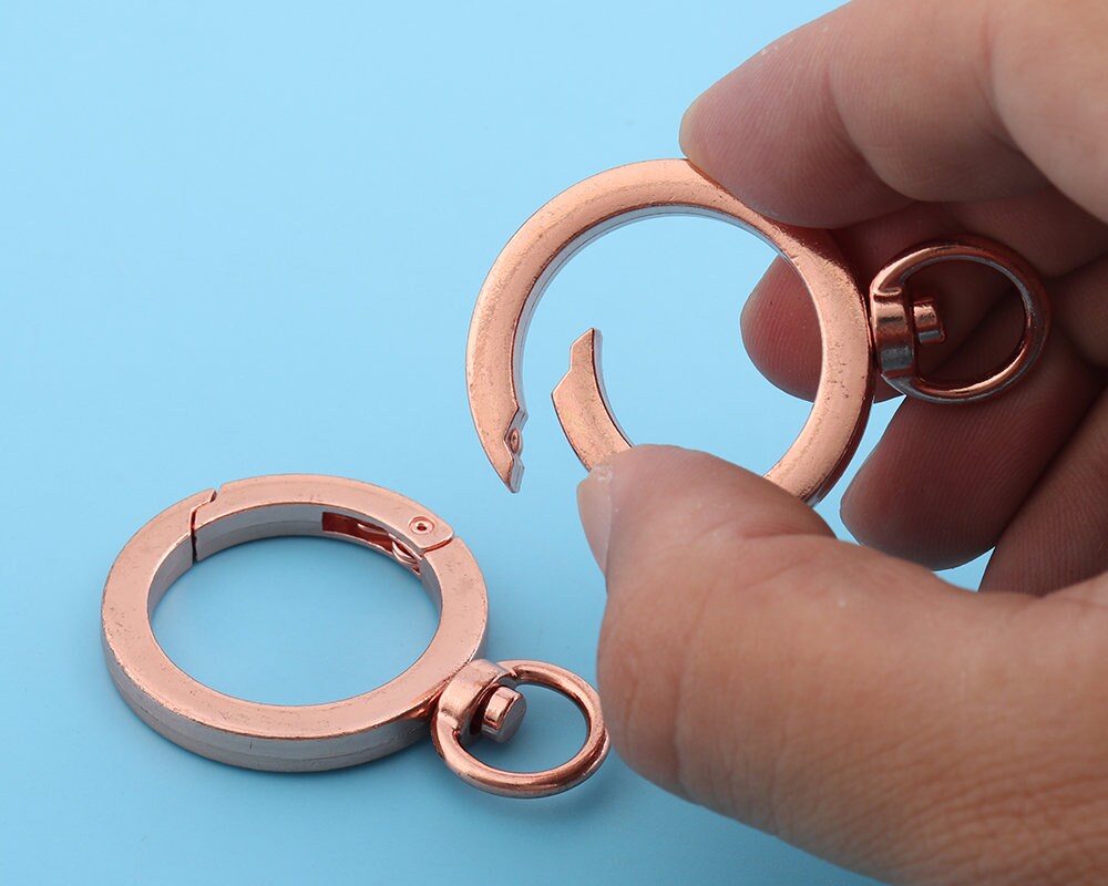 4pcs Rose Gold Push Gate Clasp Swivel Snaps Goog Quality Clasp - Etsy