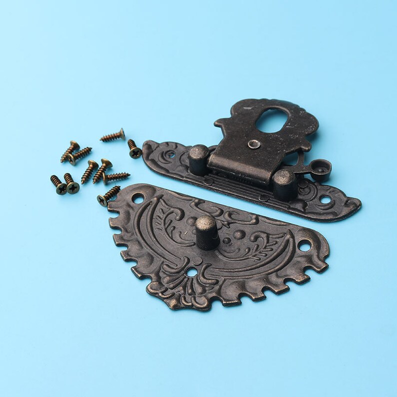1pcs Antique Bronze Box Latch Rustic Latch Hasp Trunk Latch - Etsy