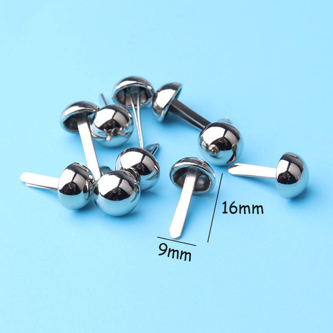 50pcs Nailhead Mushroom Rivets Silver Purse Rivet,mushroom Rivet ...