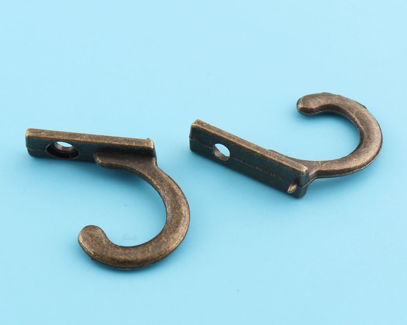 Small Iron Hooks Key Hooks, Bronze Metal Hooks Wall Hooks,2021mm Towel ...