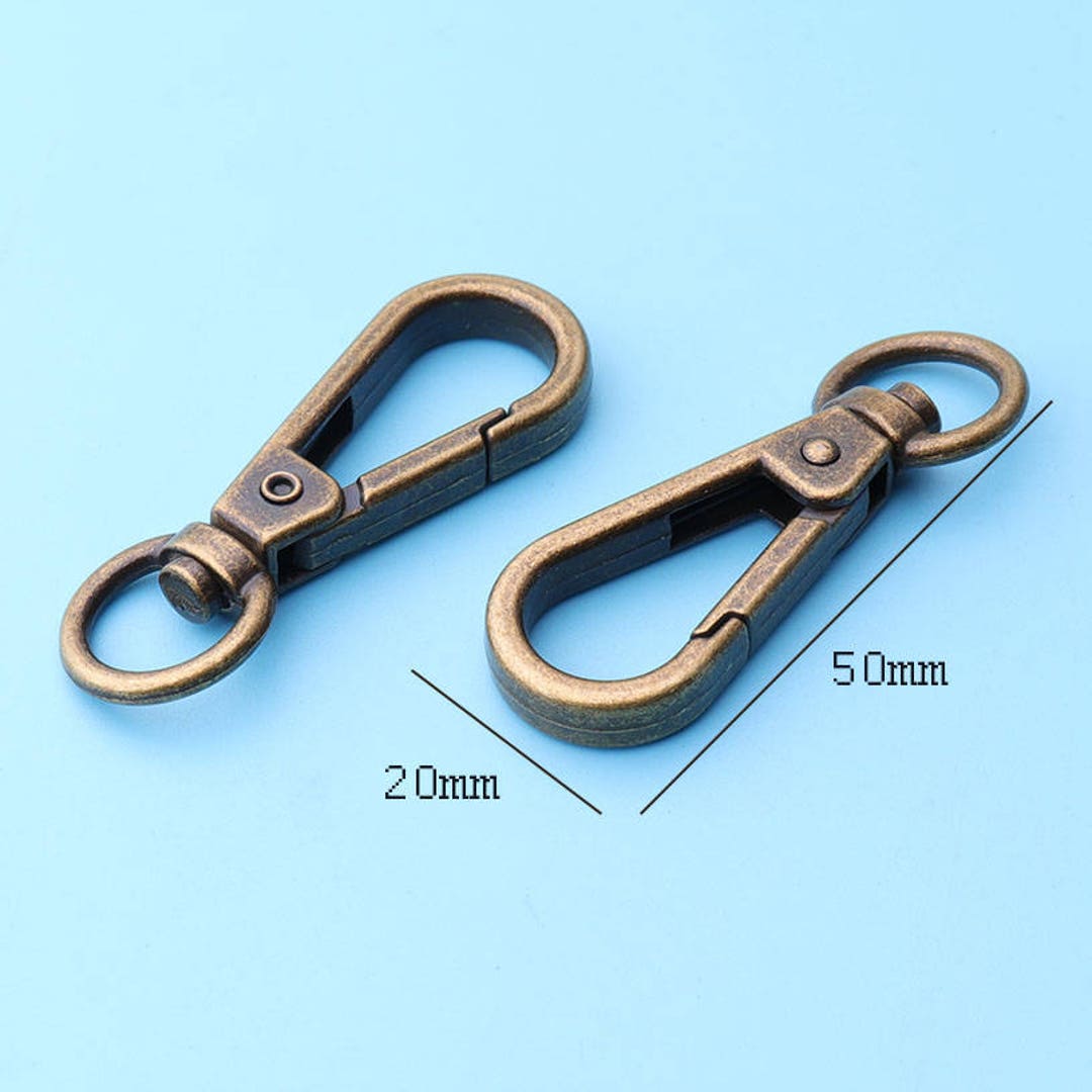 4pcs Swivel Clasp Push Gate Clasp 7/8inch Snap Clip Hook Push Gate ...