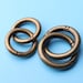 6pcs Bronze Spring O Ring Push Gate O Rings Snap Clip O-rings Round ...